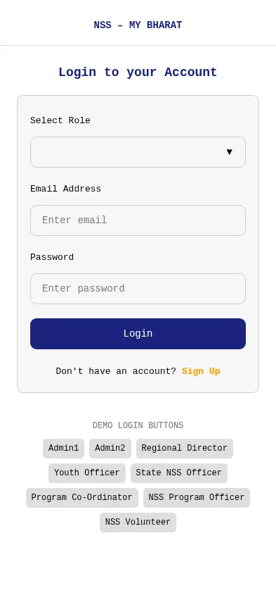 NSS My Bharat Mobile App