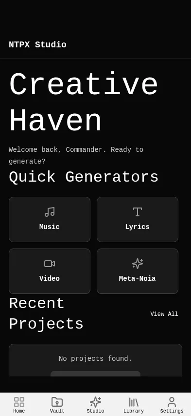NTPX AI Creative Haven