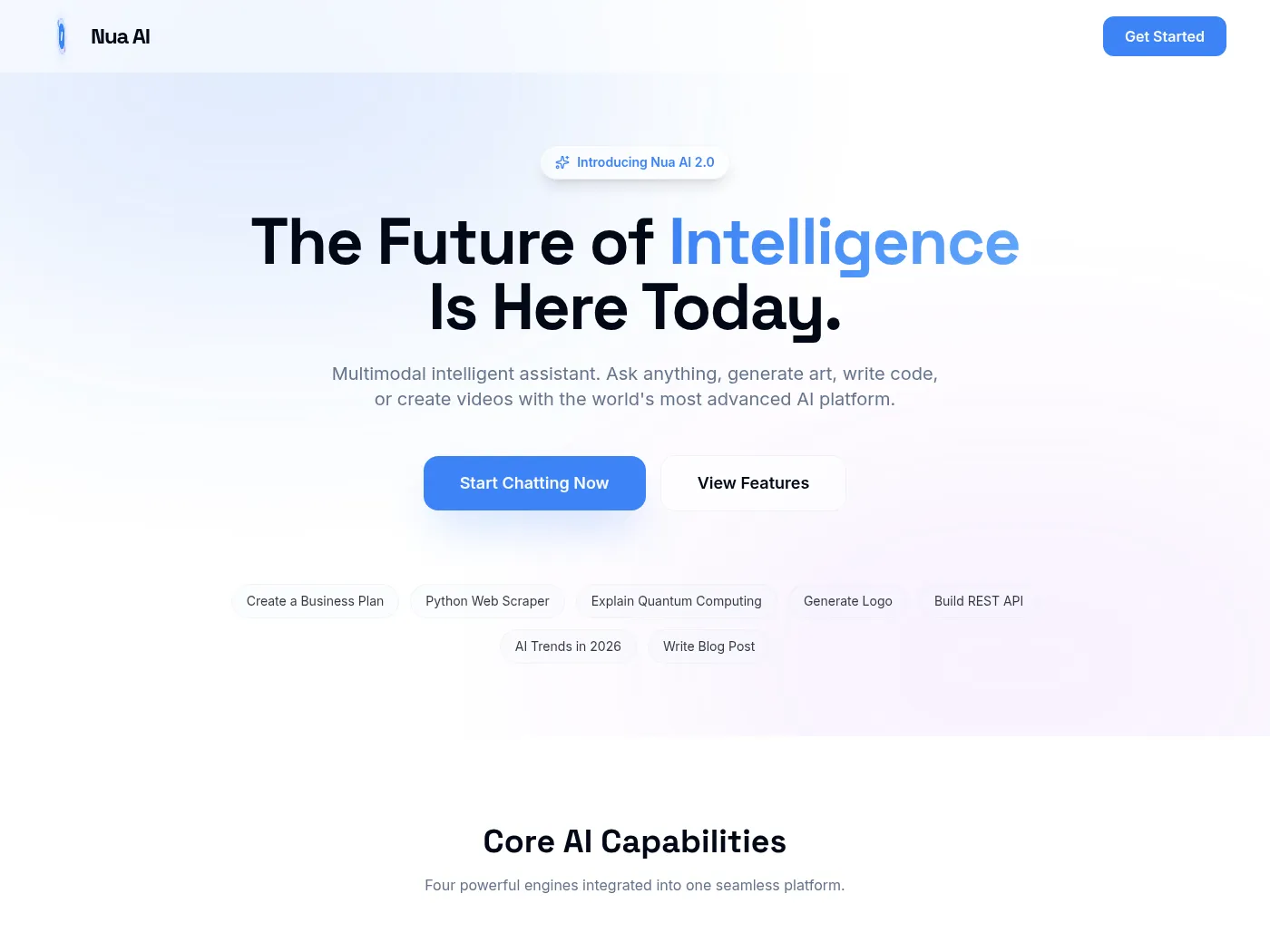 Nua AI Chat Platform