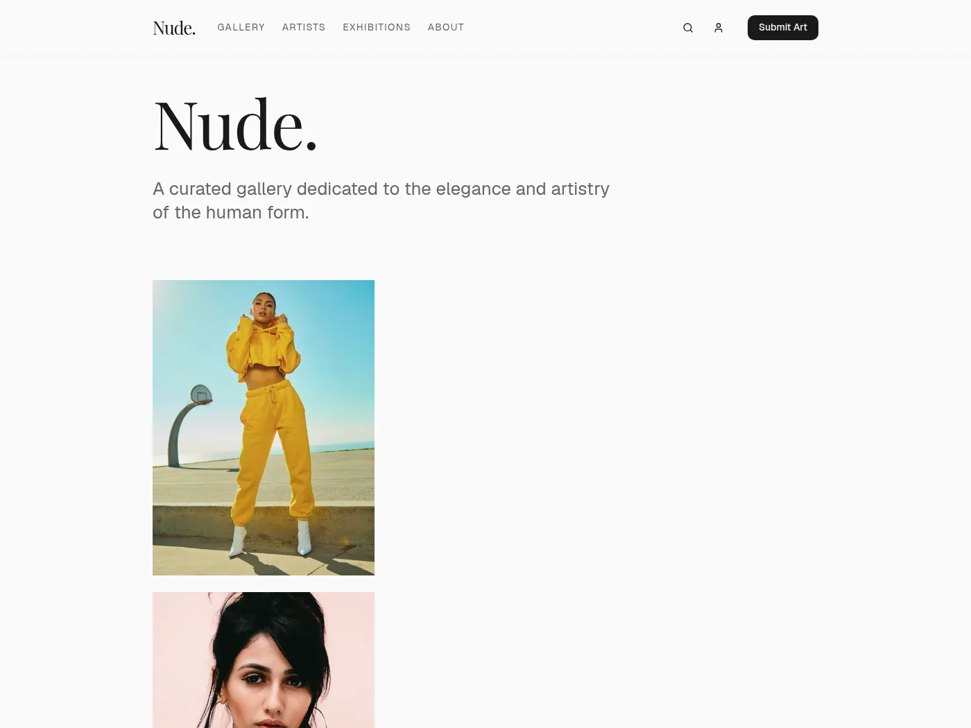 Nude Art Platform