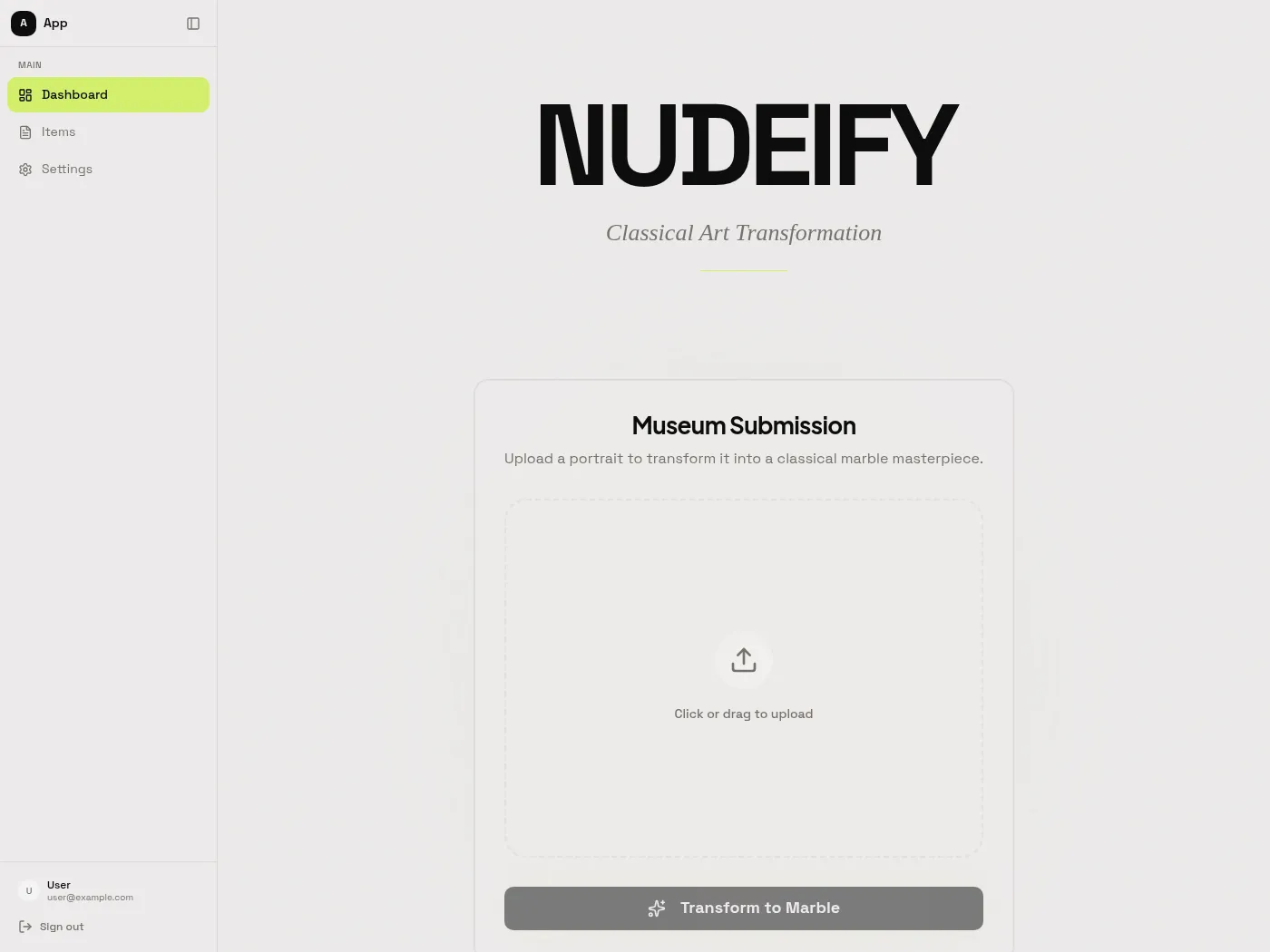 Nudeify AI Art Generator