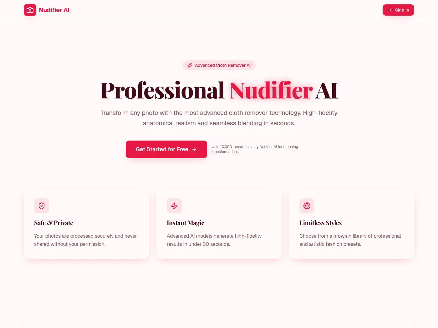 Nudifier Image Tool