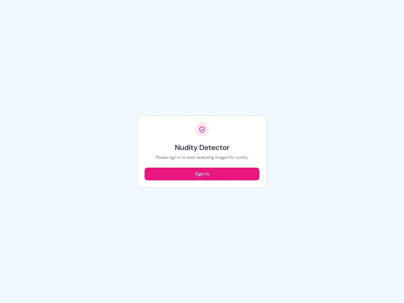 Nudity Detector