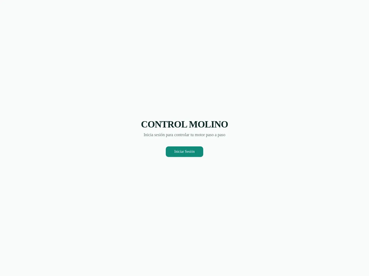 CONTROL MOLINO