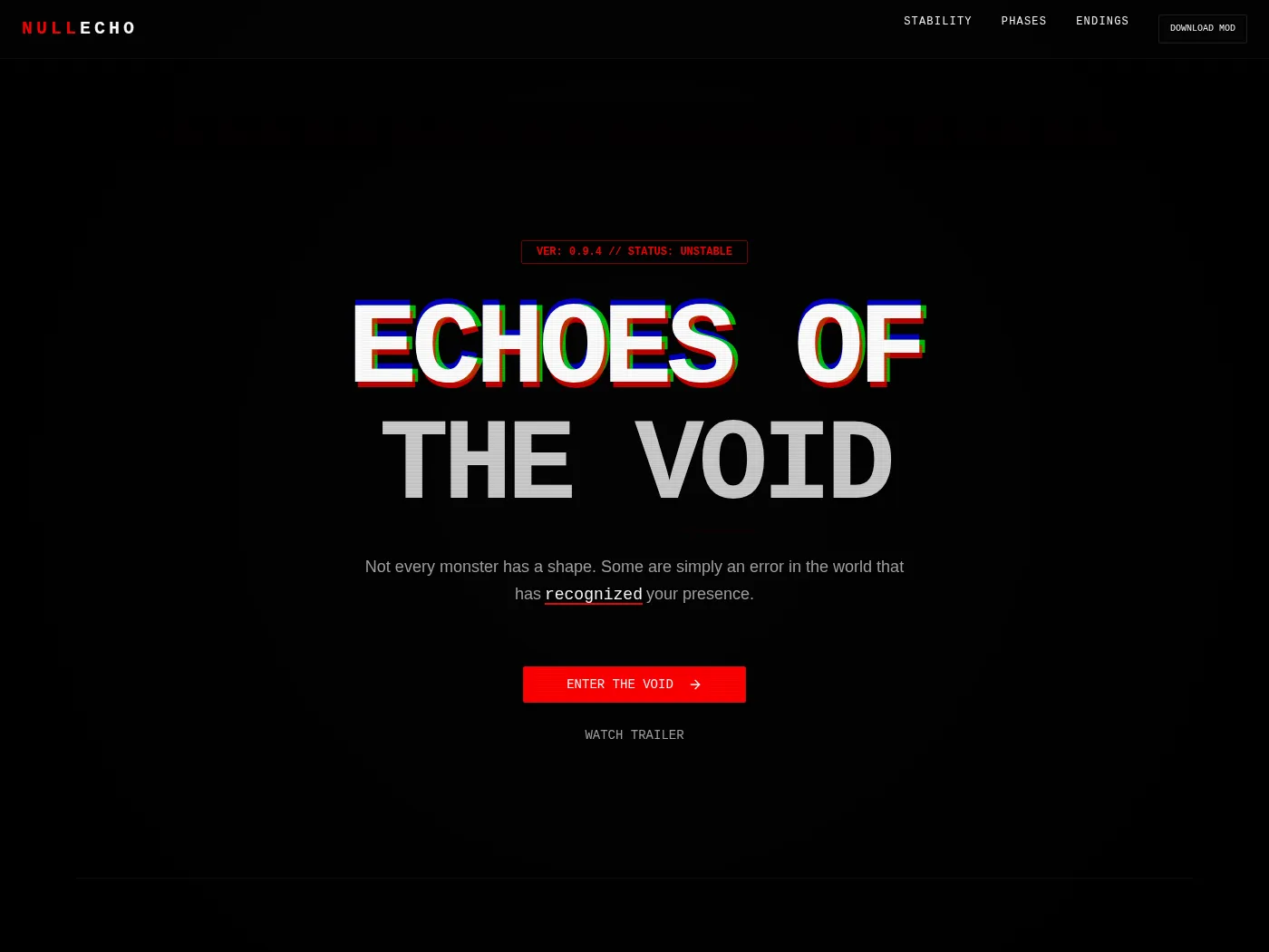 NULL Echo Mod