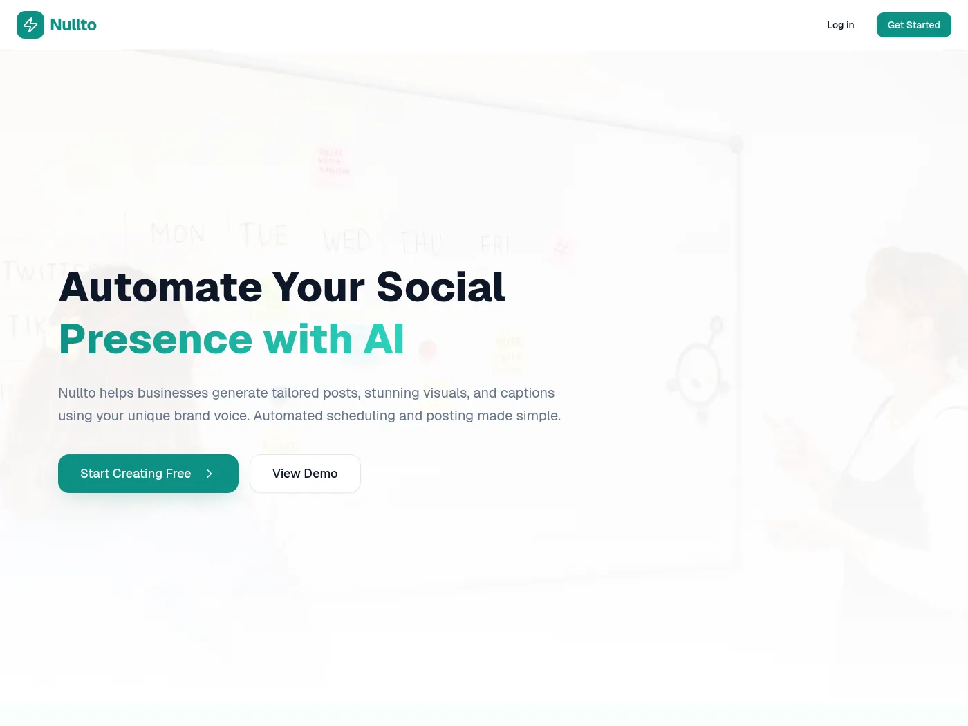 Nullto Social Media AI