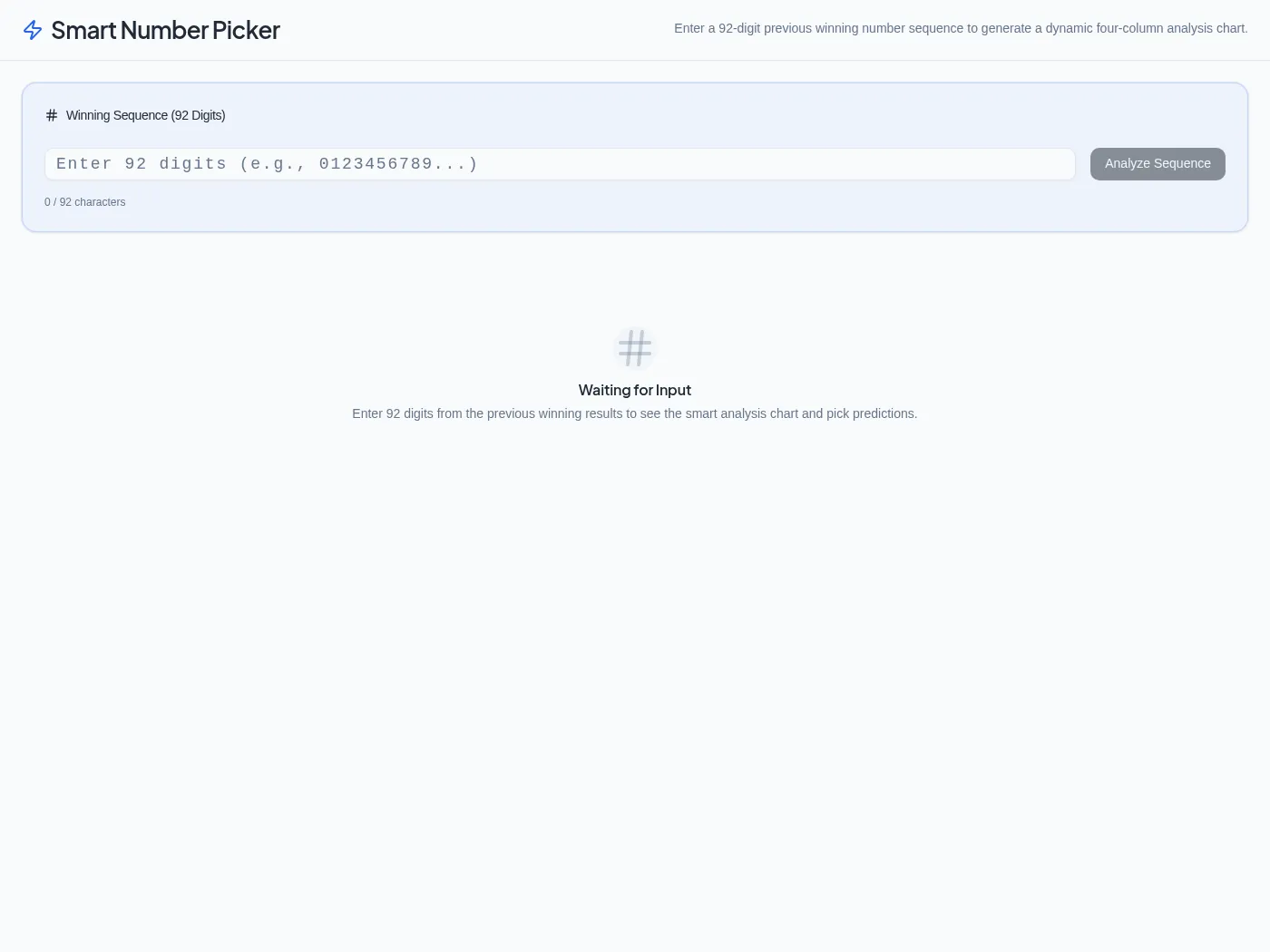 Smart Number Picker