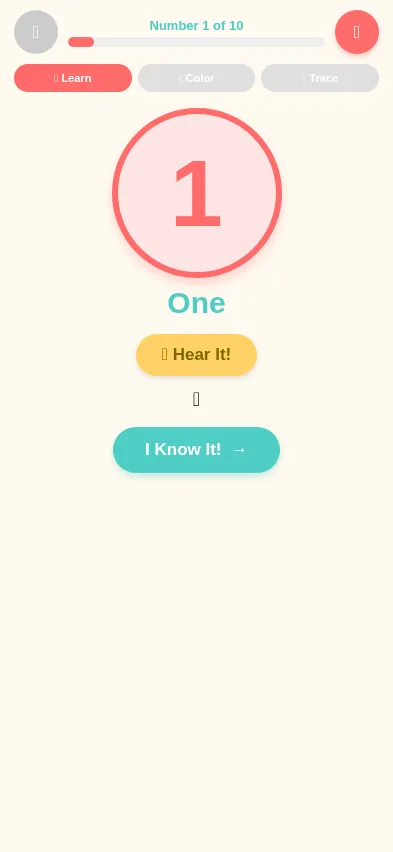 Number Fun Kids App