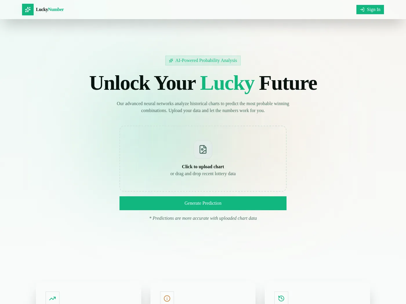 LuckyNumber Predictor
