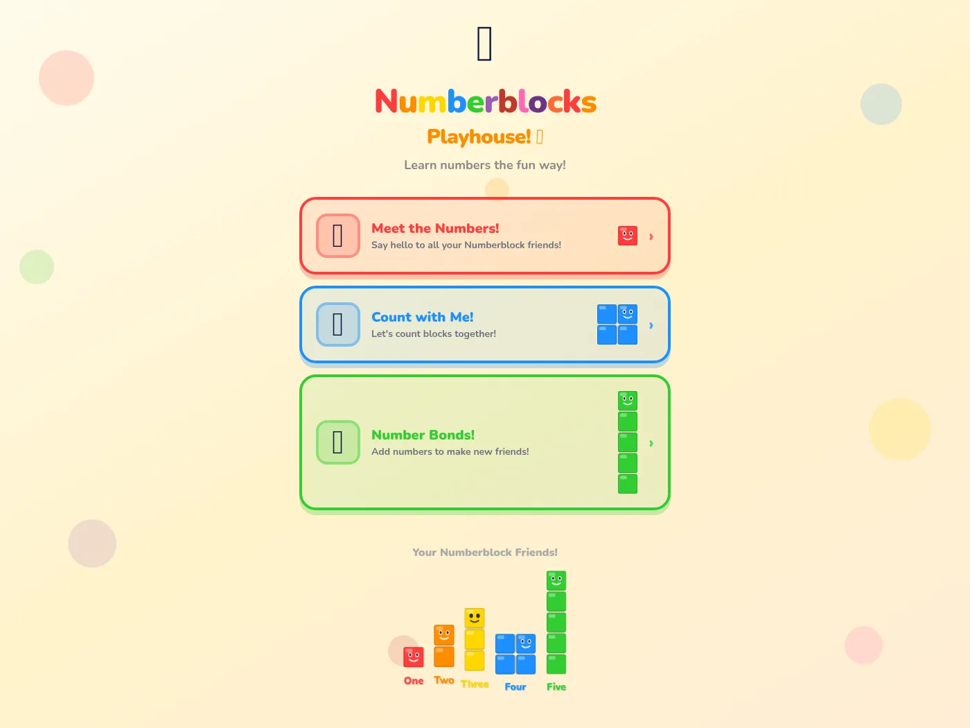 Numberblocks Playhouse