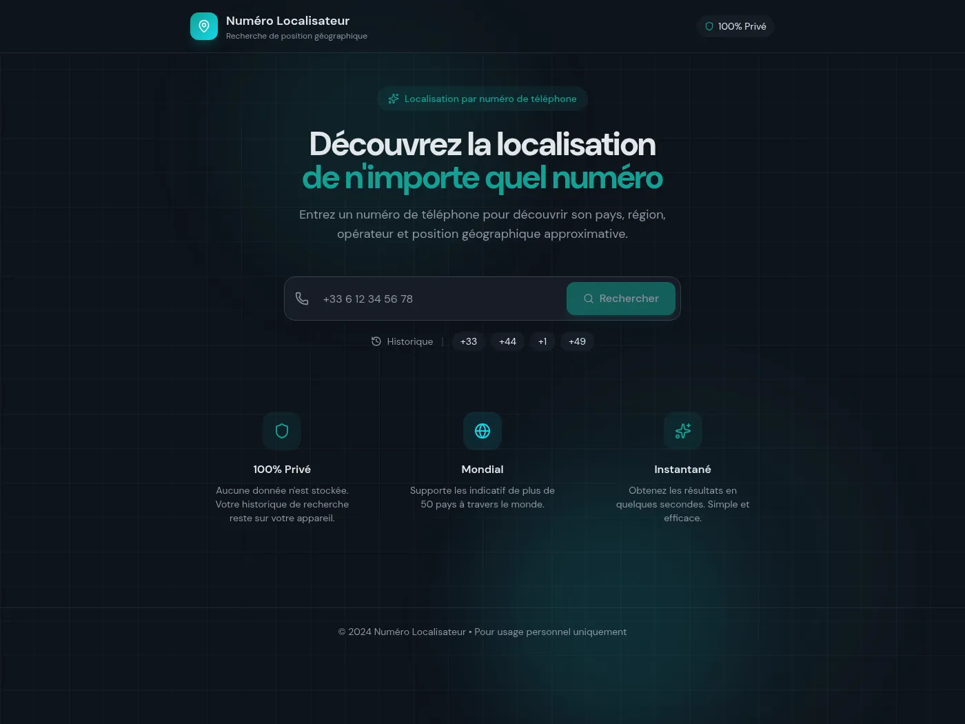 Numéro Localisateur