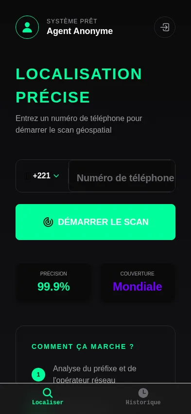 Numéro Locator App