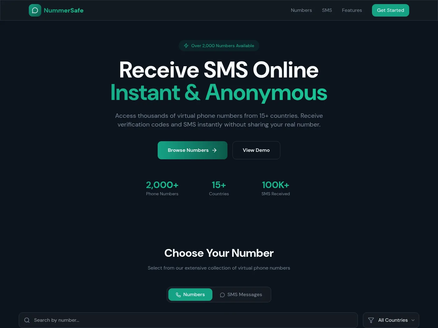 NummerSafe Website