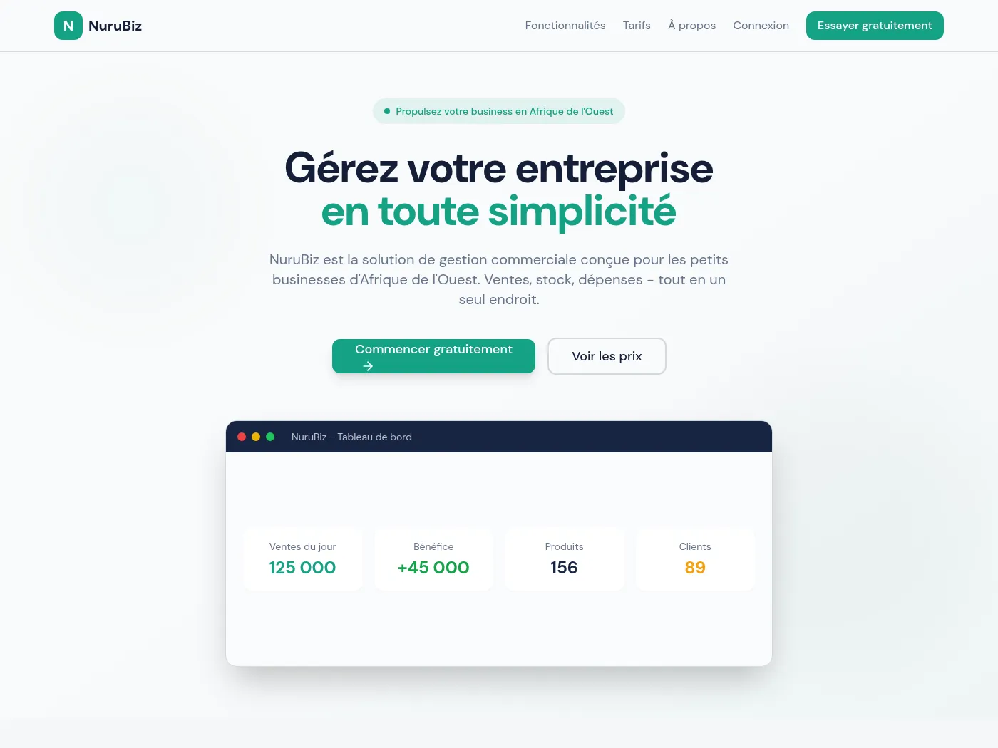 NuruBiz SaaS Platform
