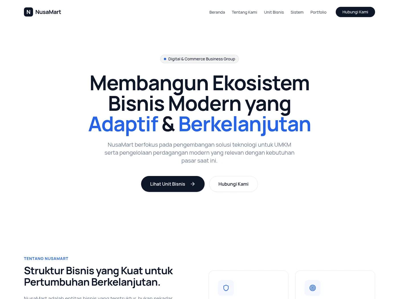 NusaMart Company Profile