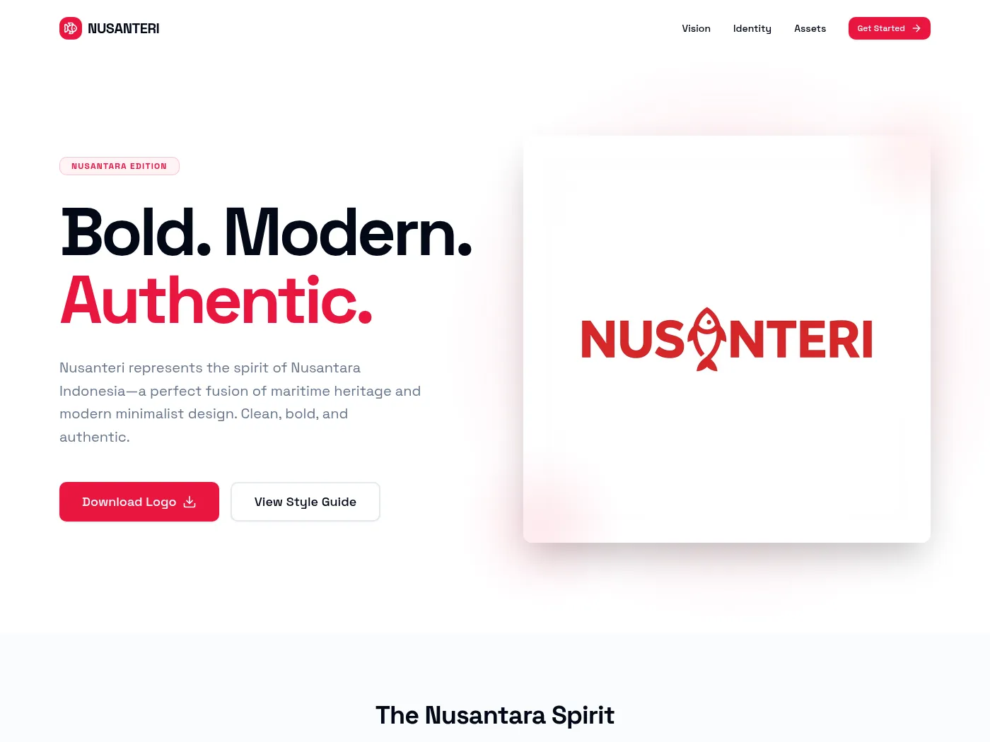 NUSANTERI Wordmark Logo
