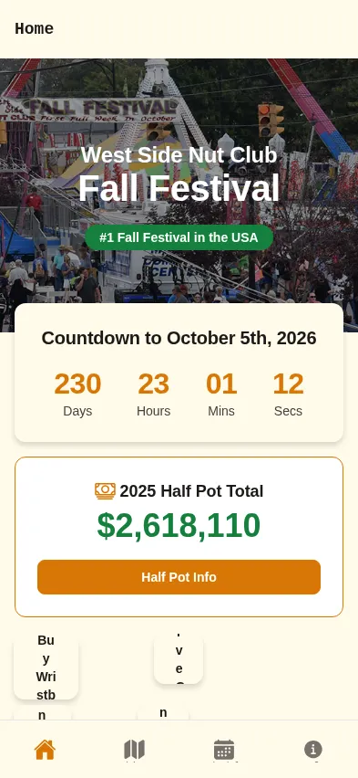 Nut Club Fall Fest App