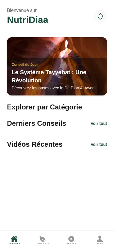 NutriDiaa Mobile App