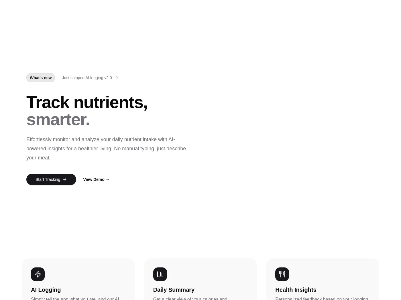 Smart Nutrient Tracker
