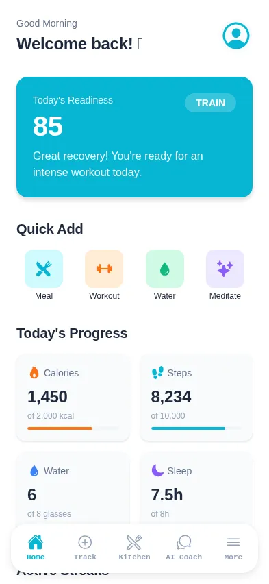 Nutrify AI Wellness App