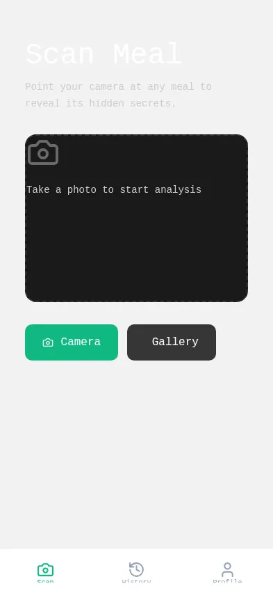 NutriLens AI Food Scanner