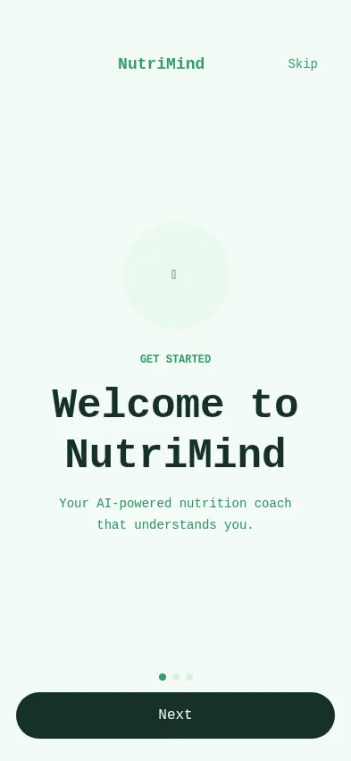 NutriMind Mobile Coach