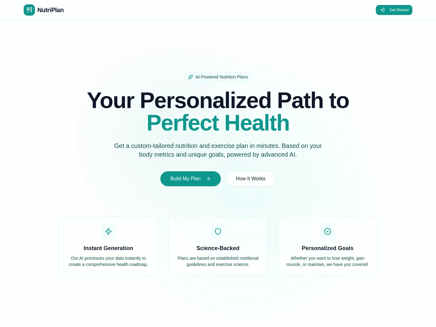 NutriPlan Builder
