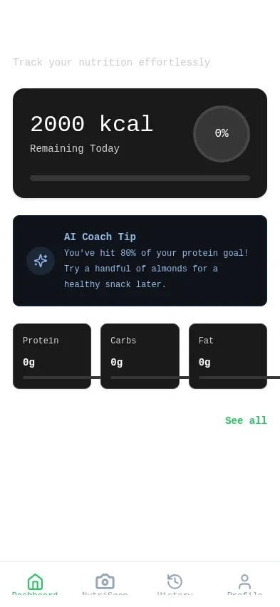 NutriScan AI Tracker