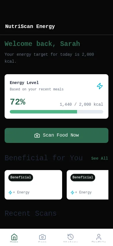 NutriScan Energy