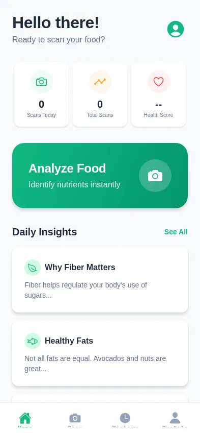NutriScan Kitchen App