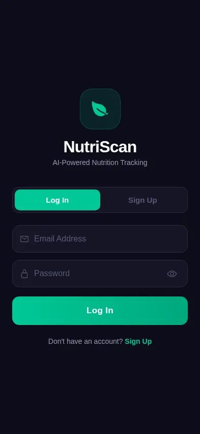 NutriScan AI Tracker