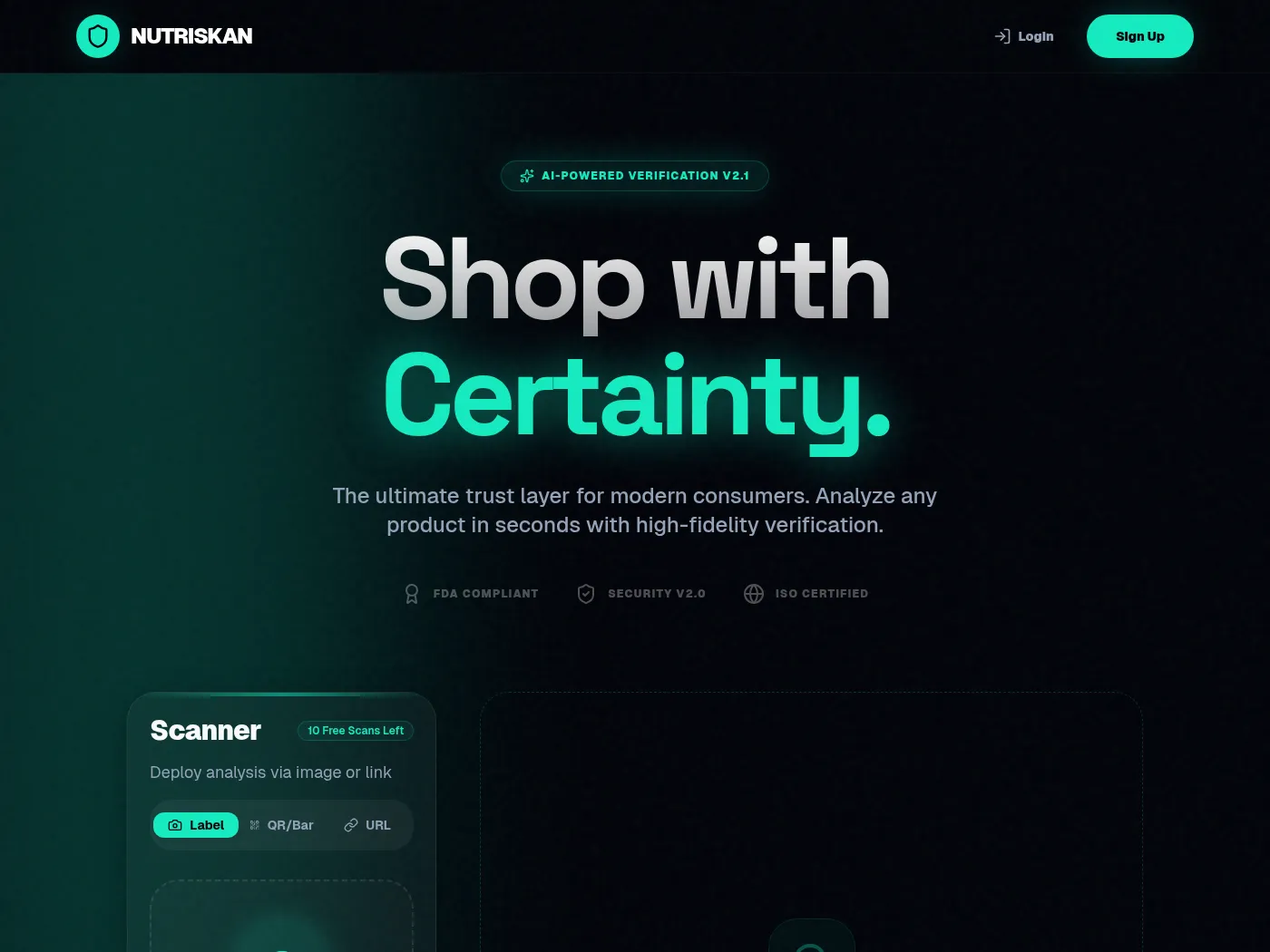 Nutriskan Trust Platform