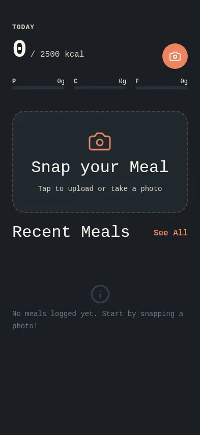 NutriSnap Food Tracker