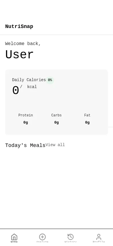 NutriSnap Coach