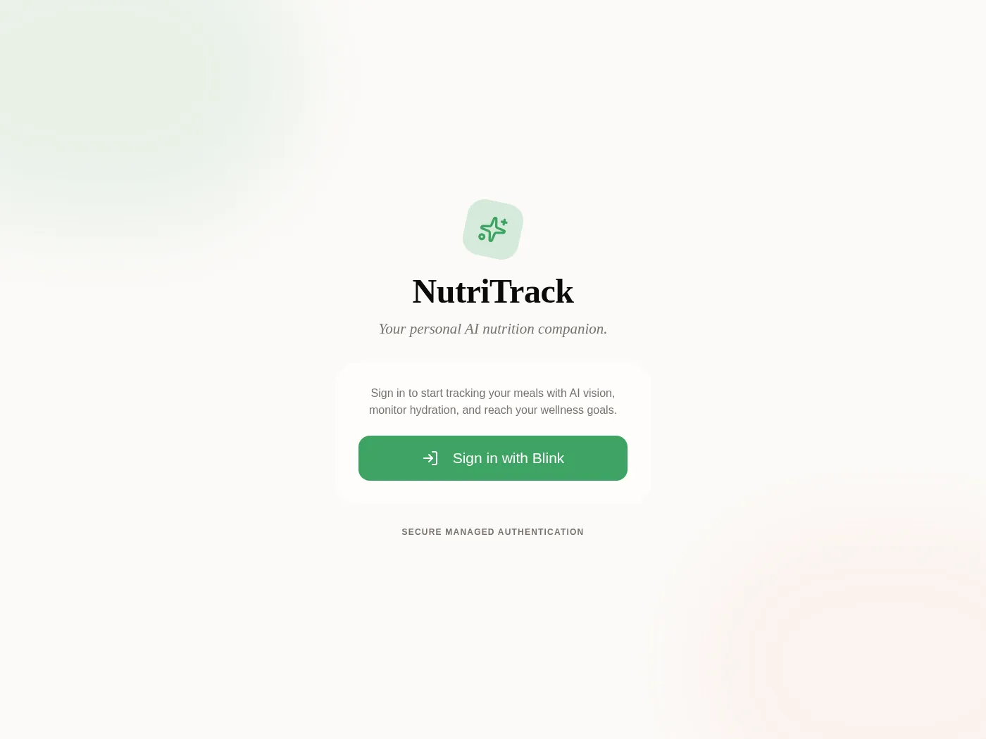 NutriTrack App