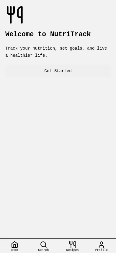 NutriTrack App