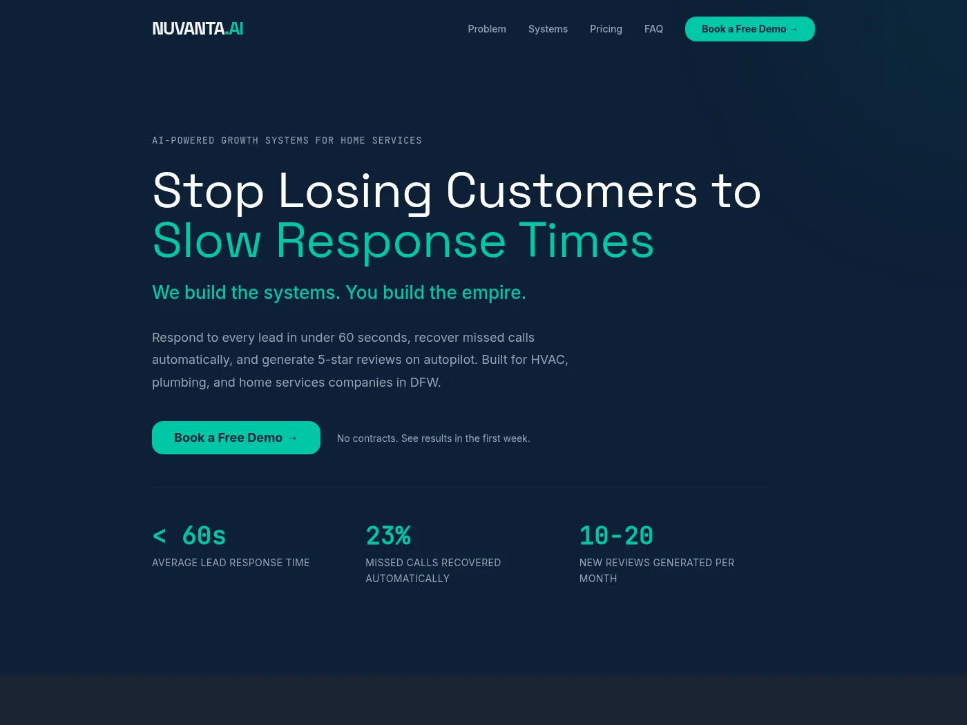 Nuvanta AI Agency Landing