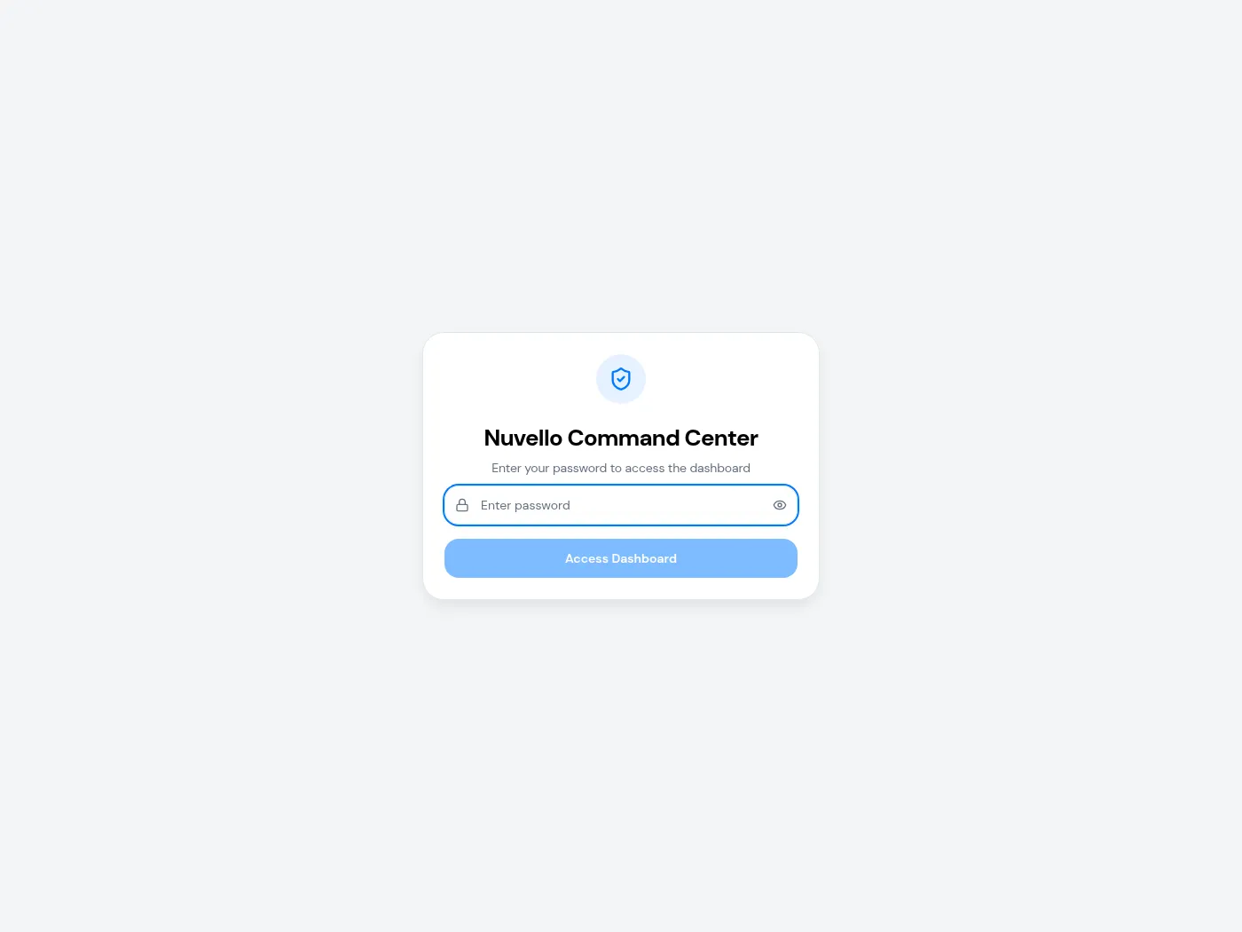 Nuvello Command Center