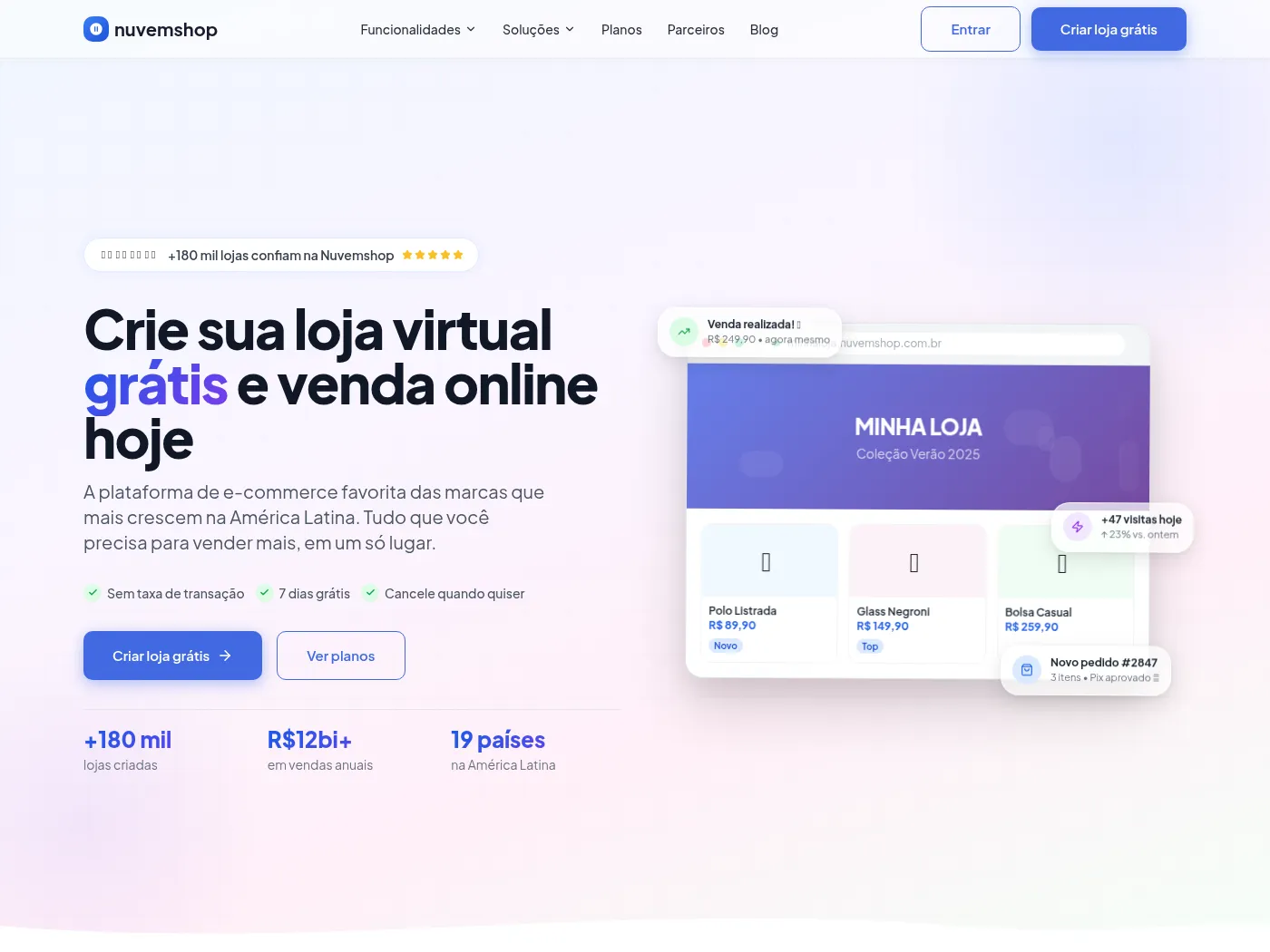 Nuvemshop Web Clone