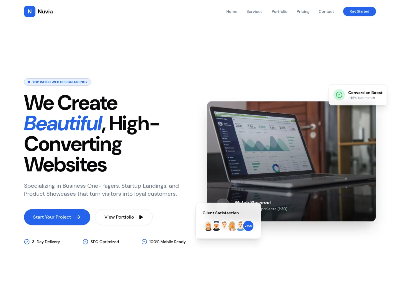 Nuvia Solutions Redesign