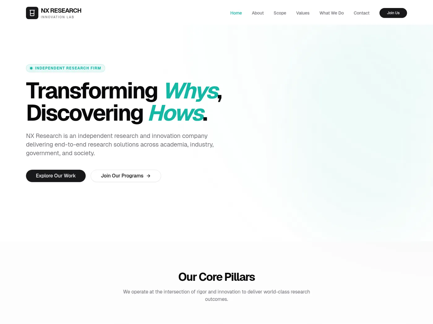 NX Research Website