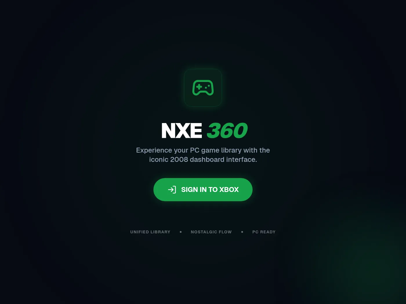 NXE 360 PC Dashboard