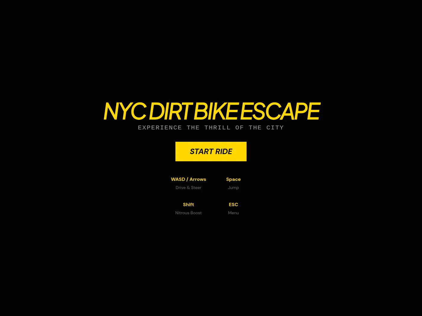 NYC Dirt Bike Escape