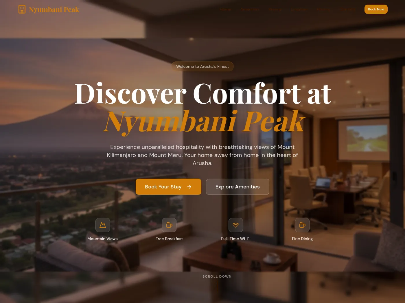 Nyumbani Peak Website