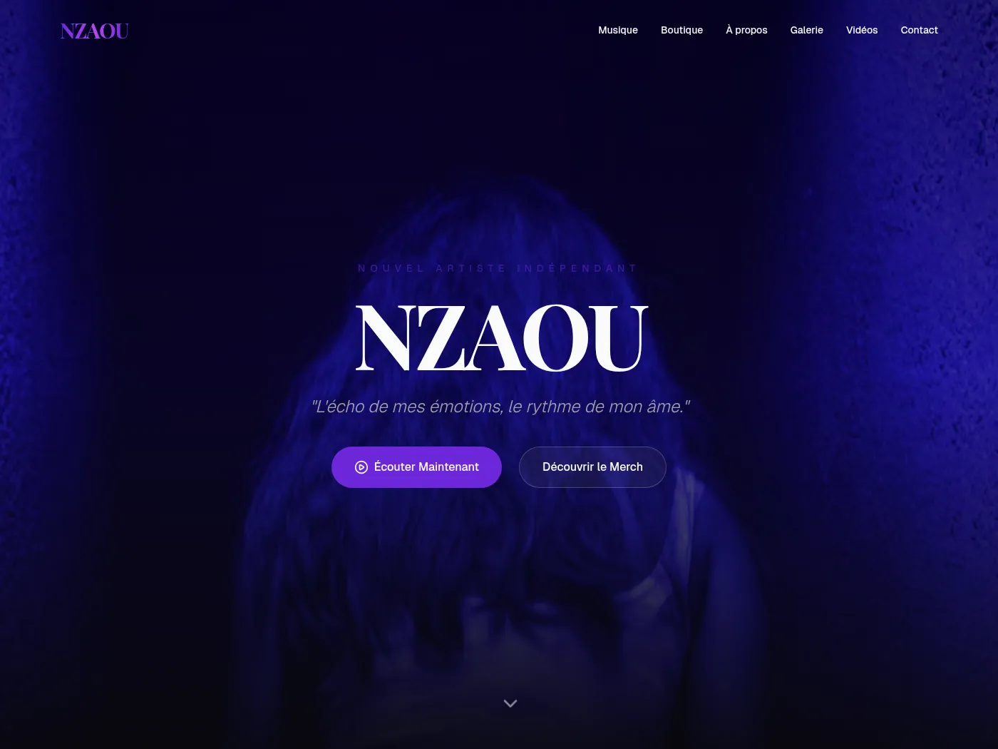 Nzaou Music Artist Site
