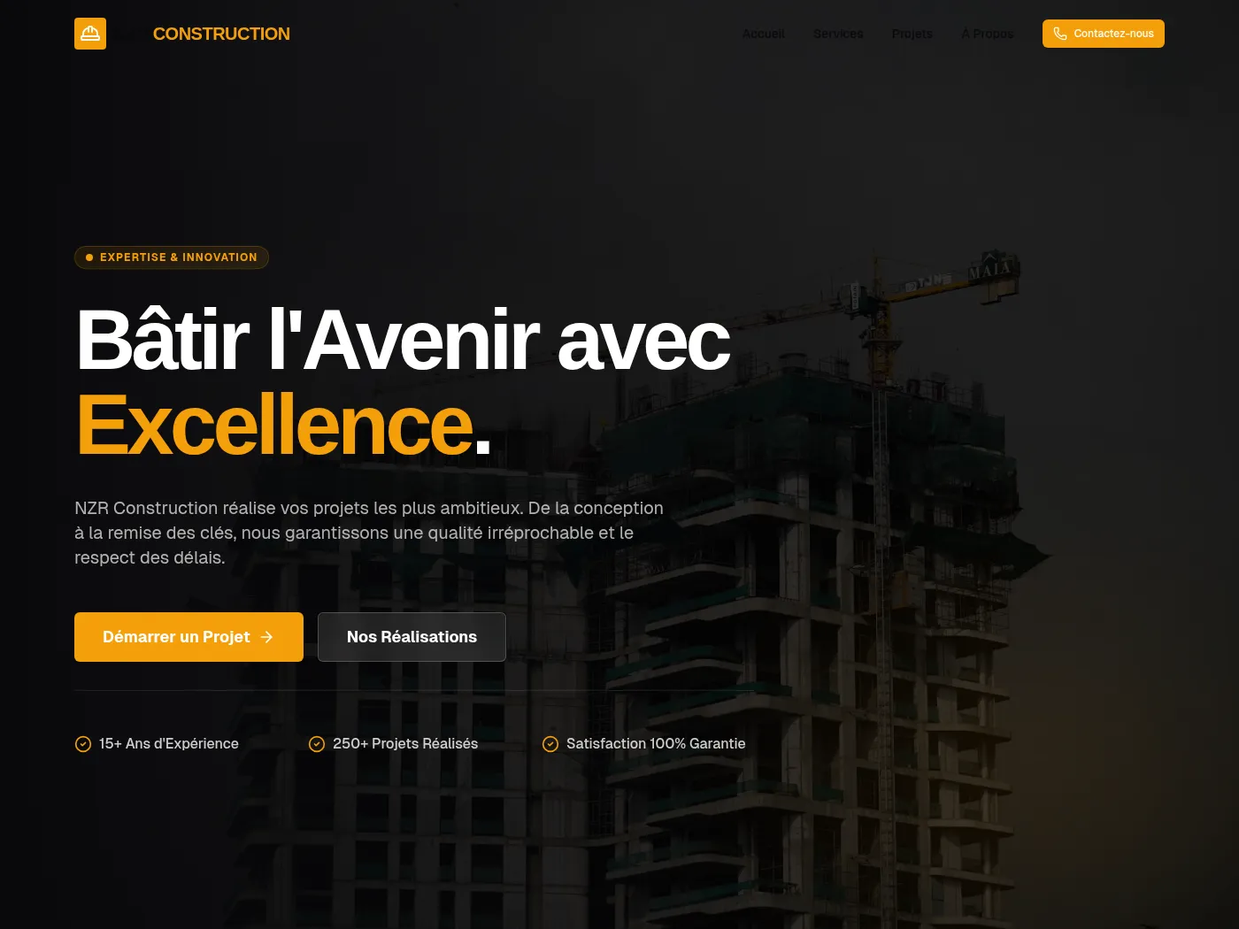 NZR Construction Site