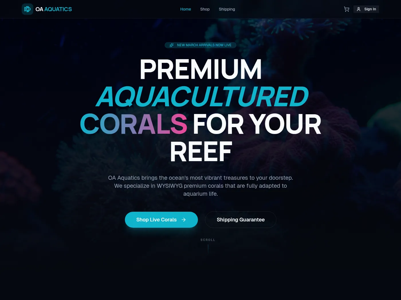 OA Aquatics Shop