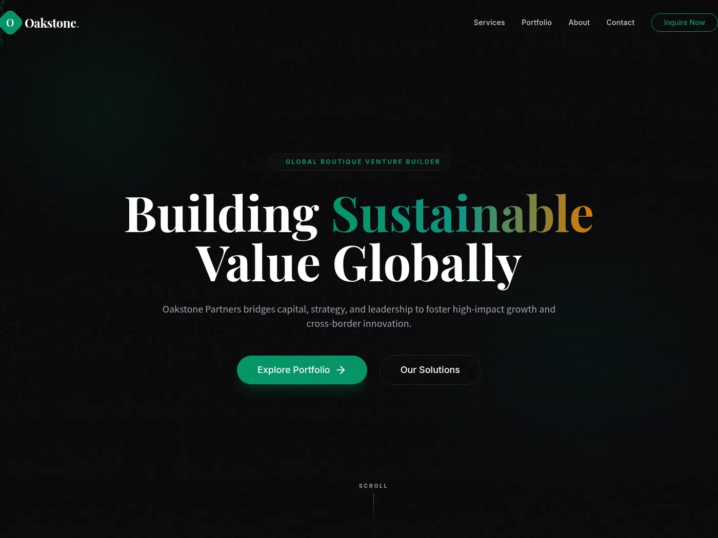 Oakstone Partners Website