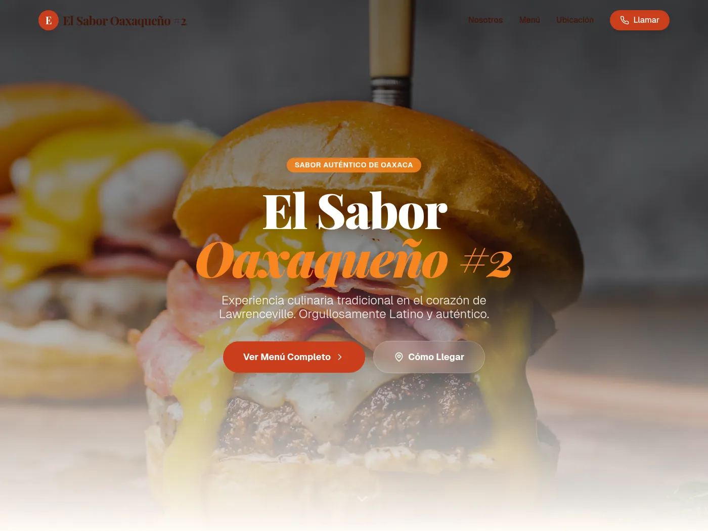 El Sabor Oaxaqueño Site