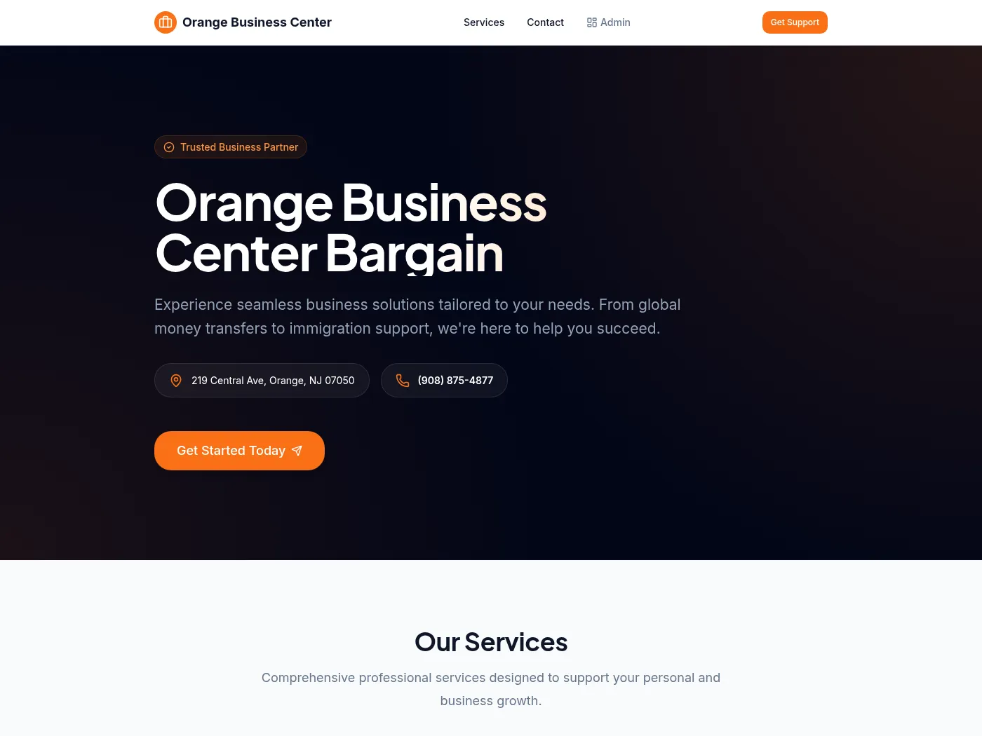 Orange Business Center Site